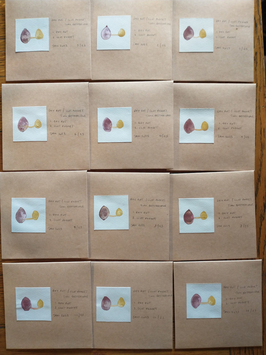 dry rot / clot posset | Tom Betteridge