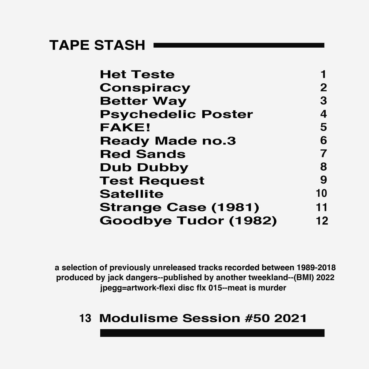 JACK DANGERS – LUCKY BAG | JACK DANGERS | Meat Beat Manifesto