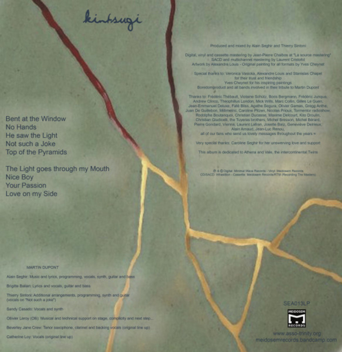 "Kintsugi" | Martin Dupont | Meidosem Records