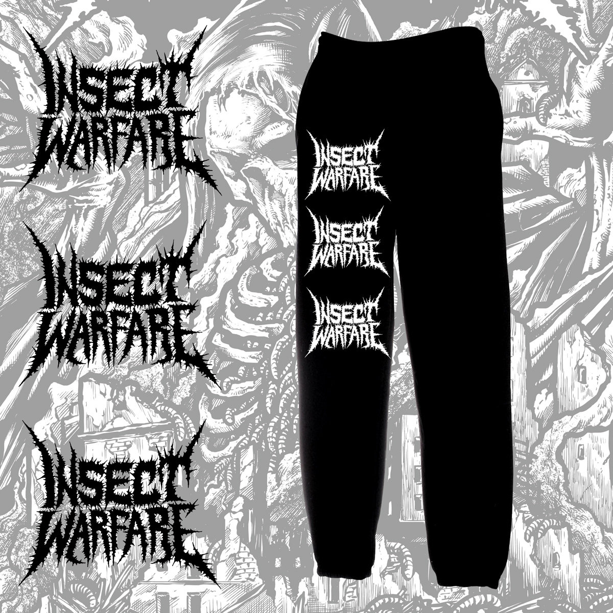 INSECT WARFARE - Logo SWEAT PANTS | Selfmadegod
