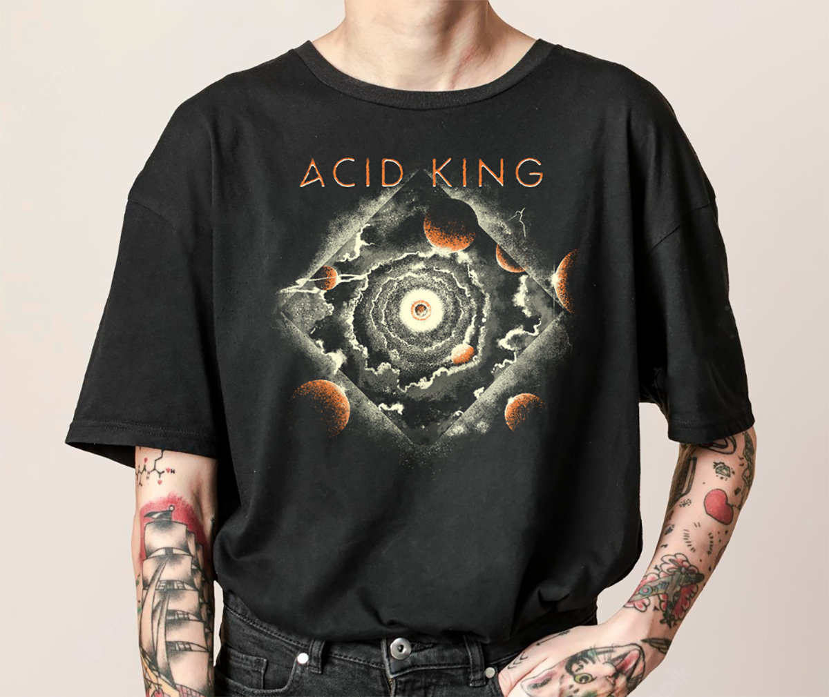 US ORDERS: Acid King - Beyond Vision Cosmic Nexus T-Shirt | Acid King
