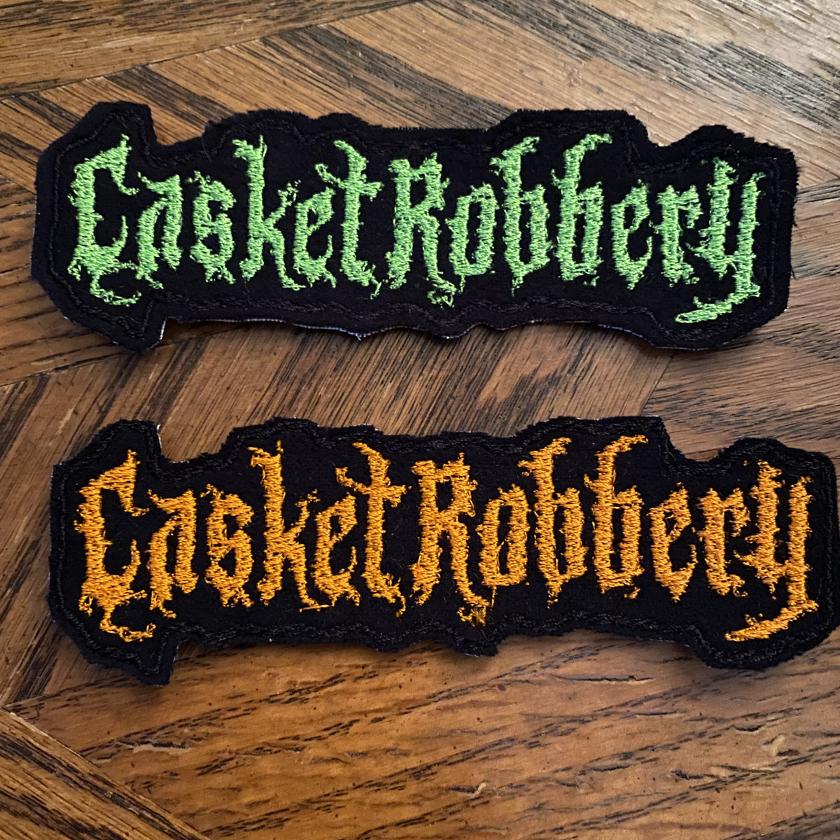 Embroidered Logo Patches | Casket Robbery