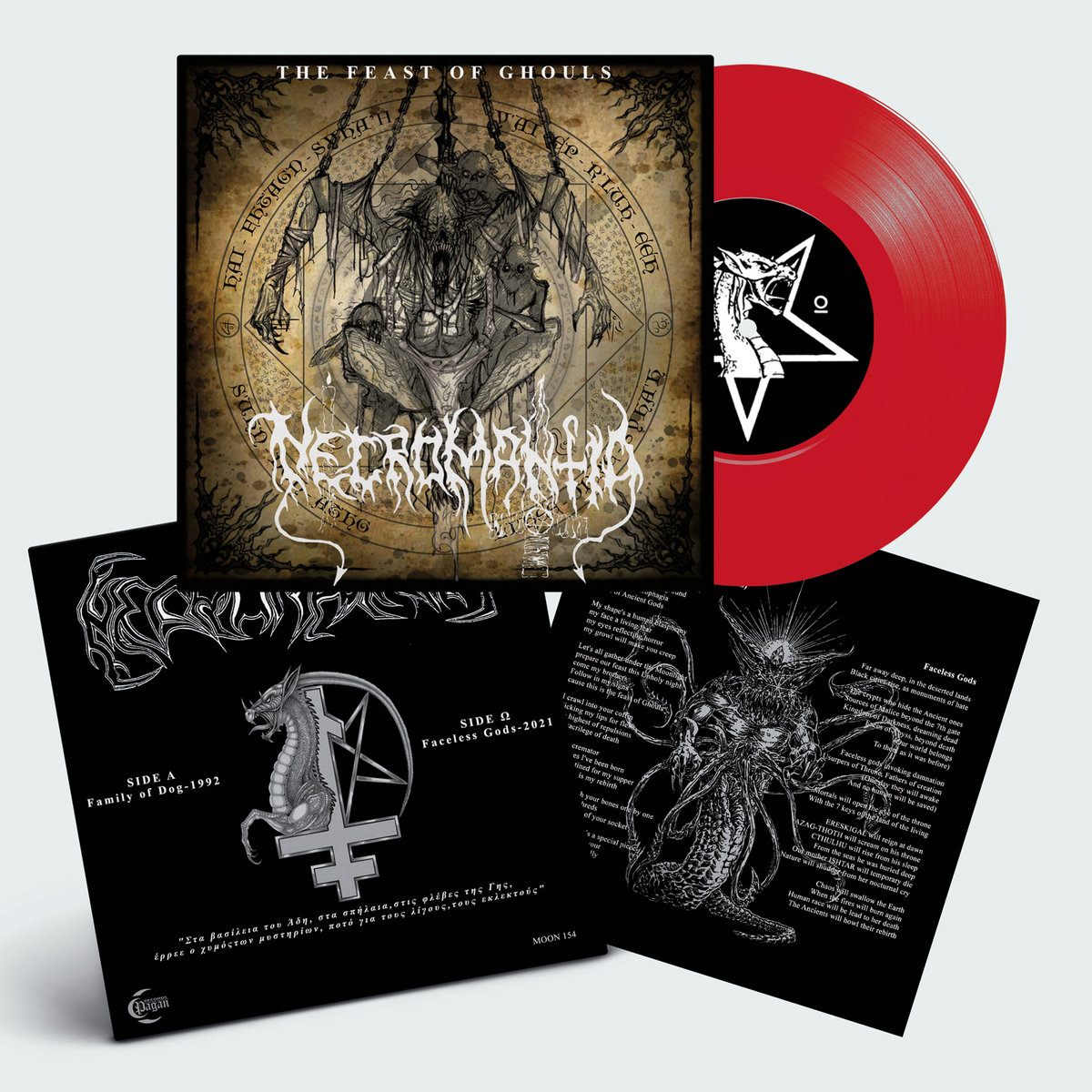 NECROMANTIA The Serpent & The Pentagram BOOK +7 VINYL | Pagan Records