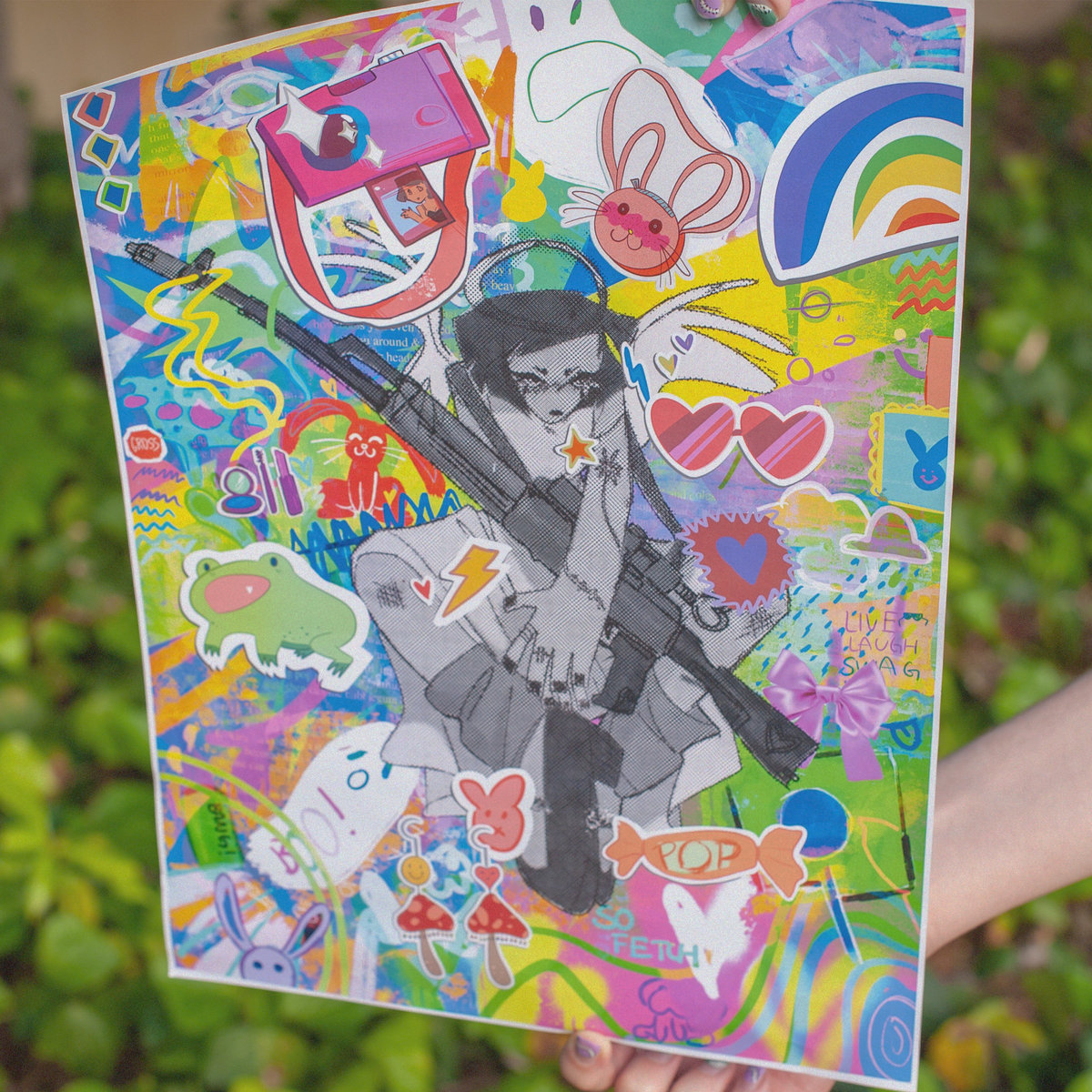 Gun Angel Poster | TAMAGOTCHI MASSACRE