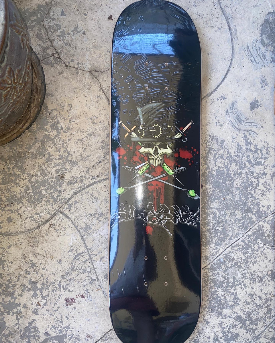 CONART x SLASH (GNR) skateboard deck NEW | L.A. HILL RECORDS