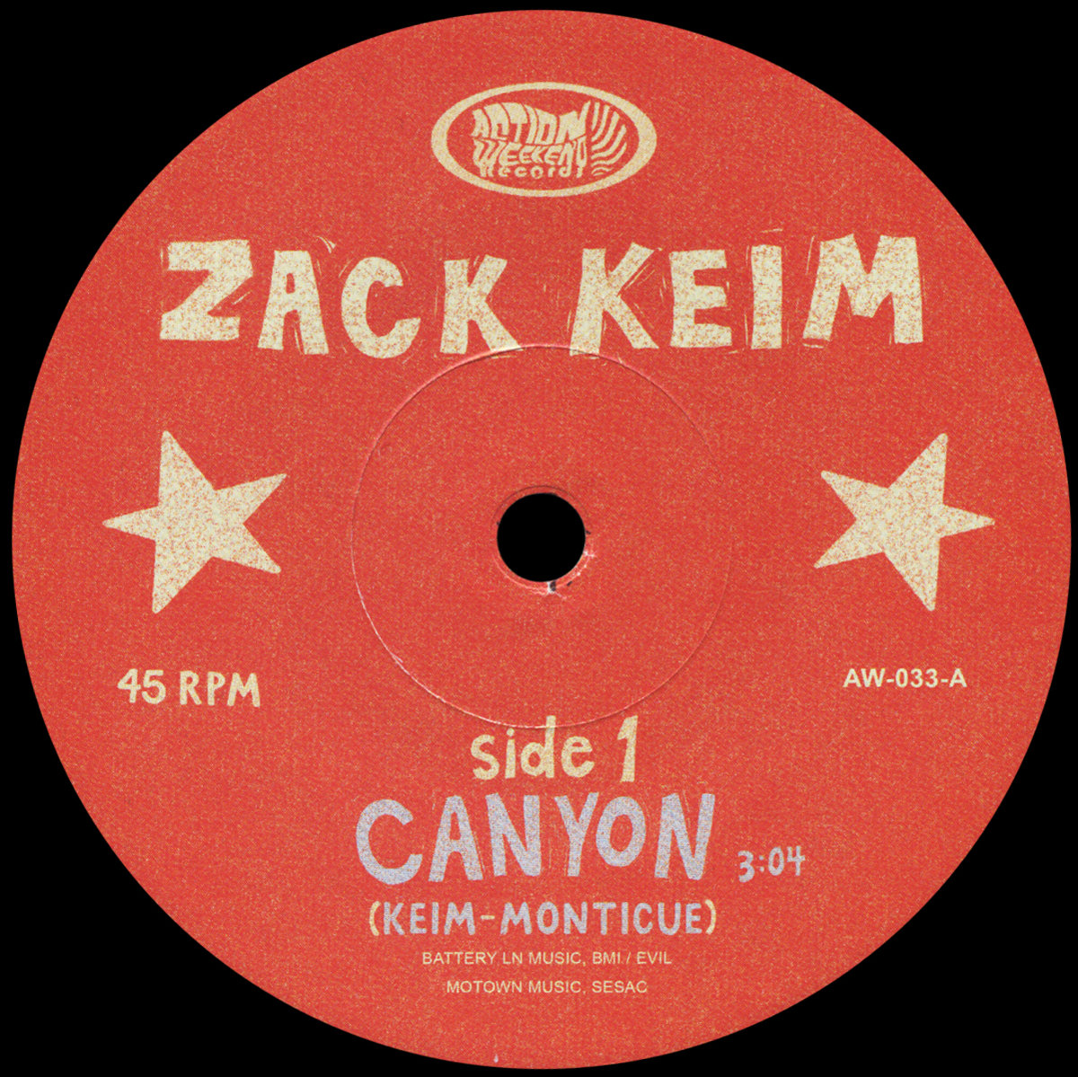Canyon b/w Alice | ZACK KEIM | State Records