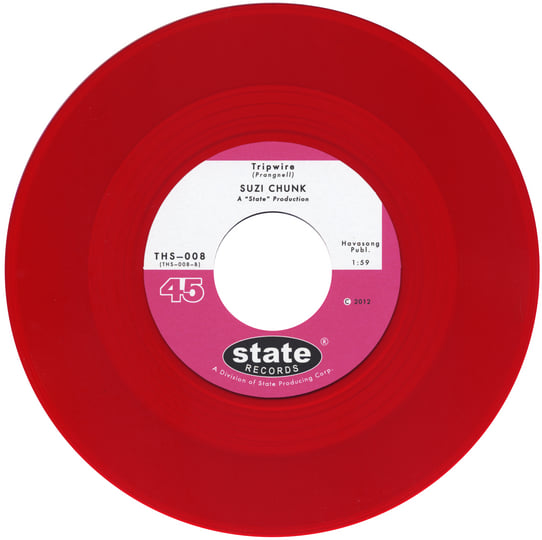 Red Vinyl 45 Record