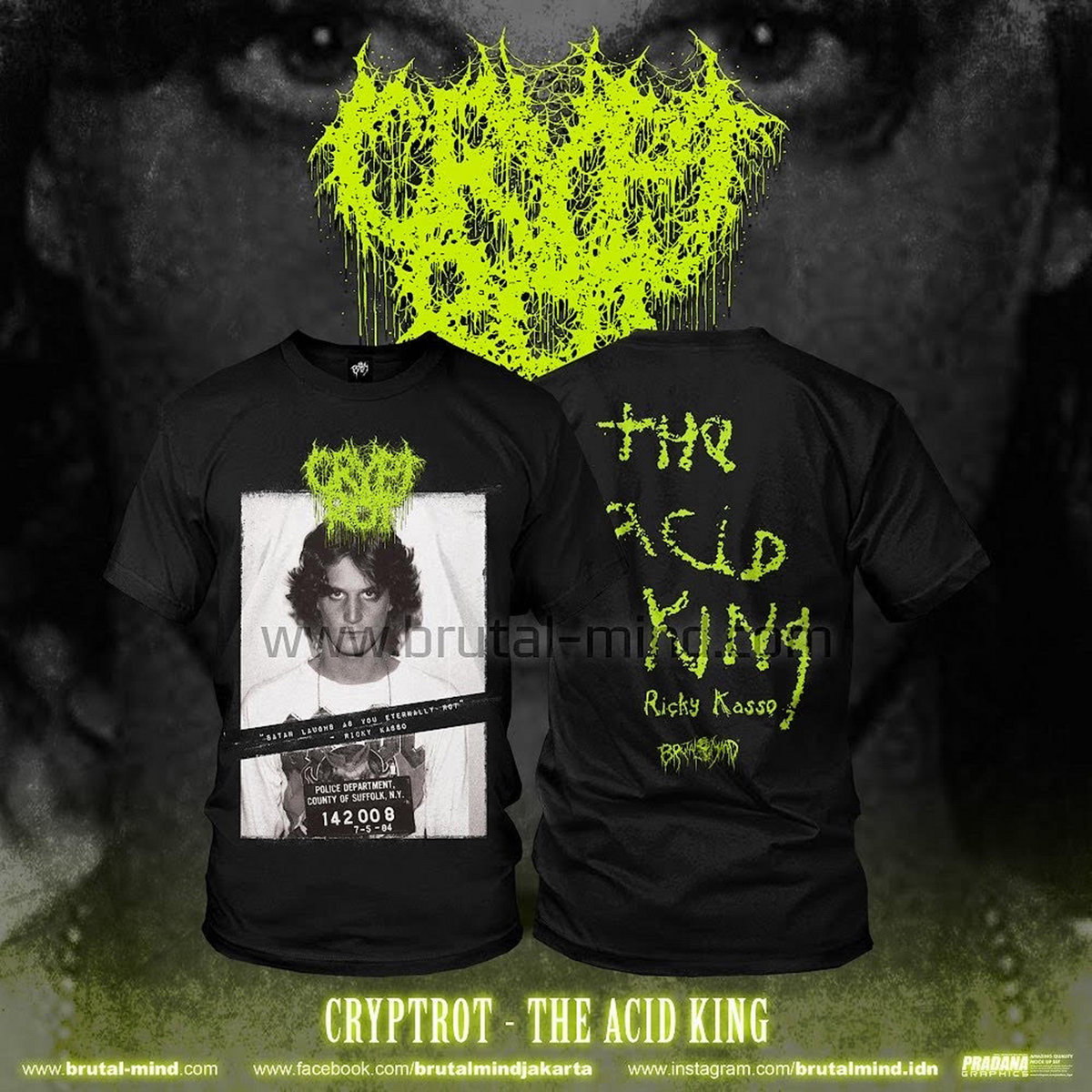 Brutal Mind Acid King Shirt | Crypt Rot