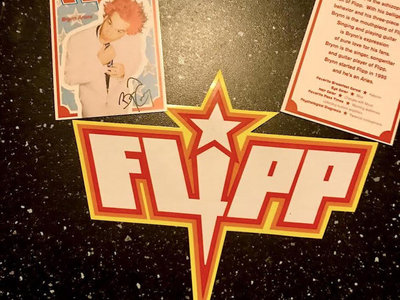 VINTAGE FLIPP BRYNN ARENS TRADING CARD AND STICKER COMBO | rocksteady ...