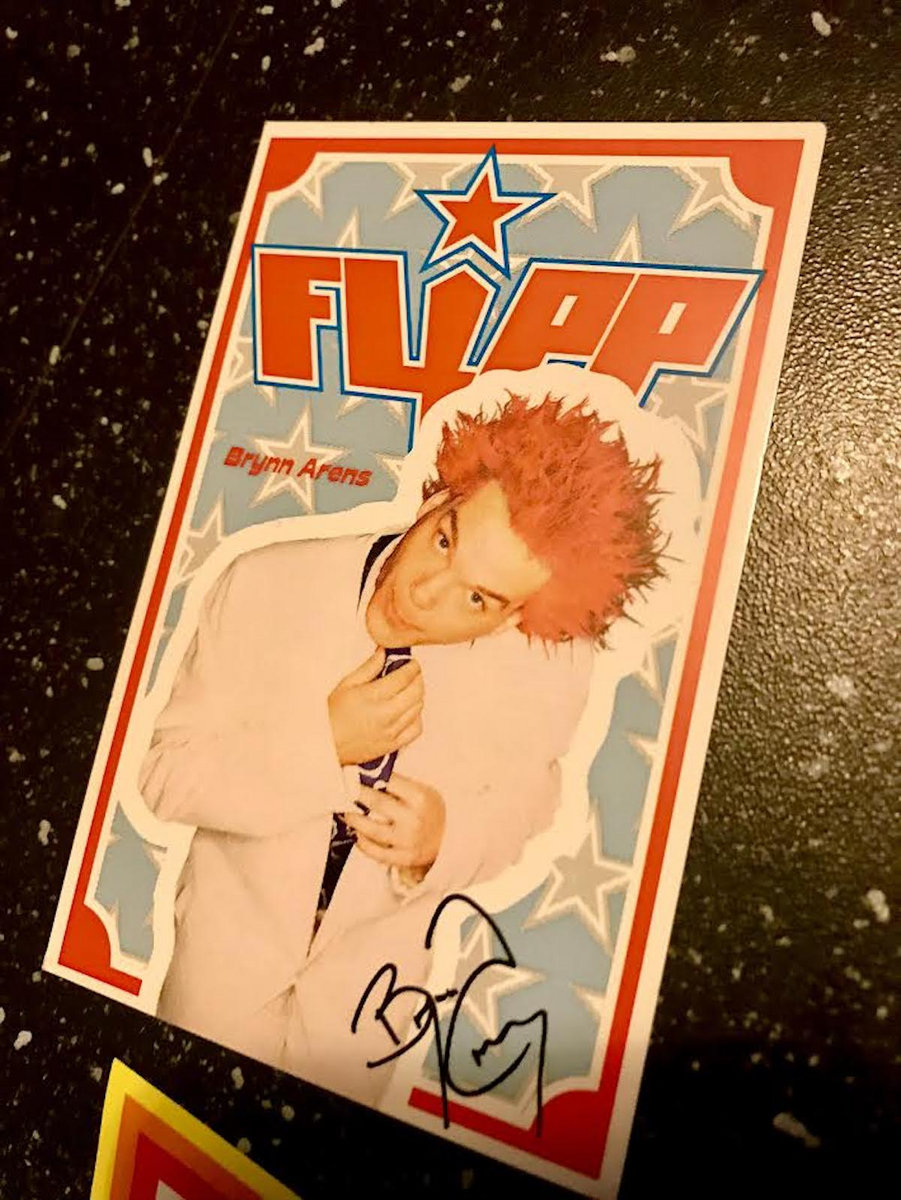 VINTAGE FLIPP BRYNN ARENS TRADING CARD AND STICKER COMBO | rocksteady ...