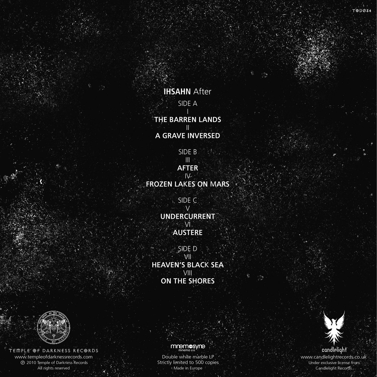 IHSAHN “After” [TOD034] | Ihsahn | TEMPLE OF DARKNESS RECORDS