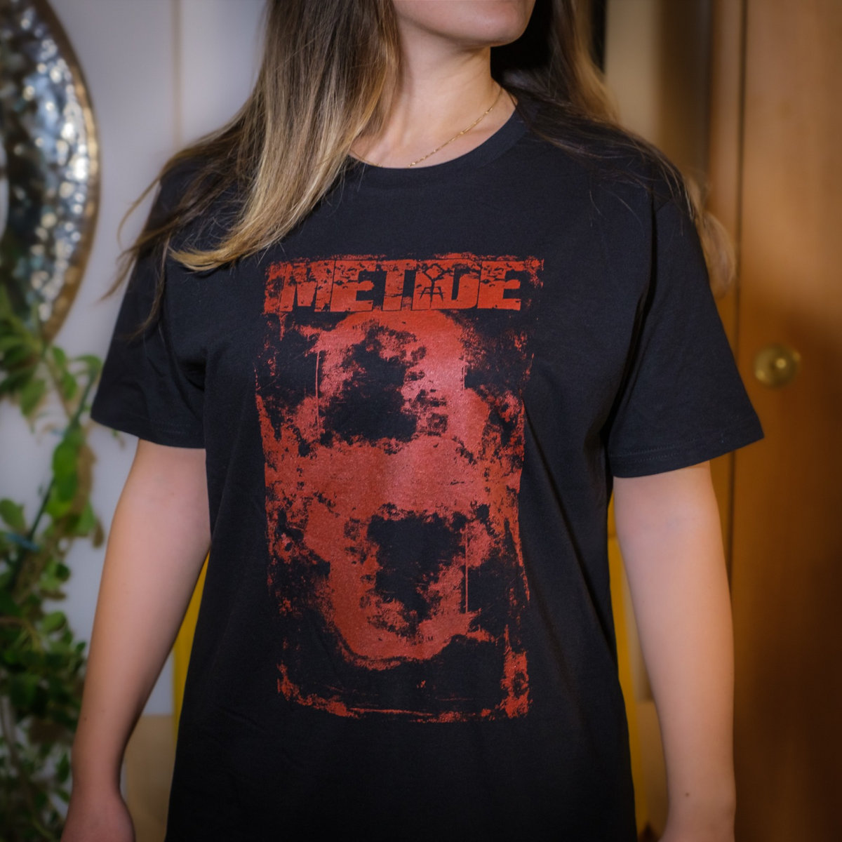 "Explosion" Black T-shirt | Metide