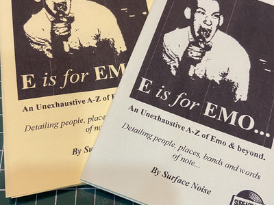 E is For Emo: An Unexhaustive A-Z of all things Emo mini-zine | Surface ...