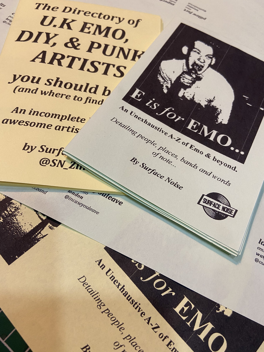E is For Emo: An Unexhaustive A-Z of all things Emo mini-zine | Surface ...