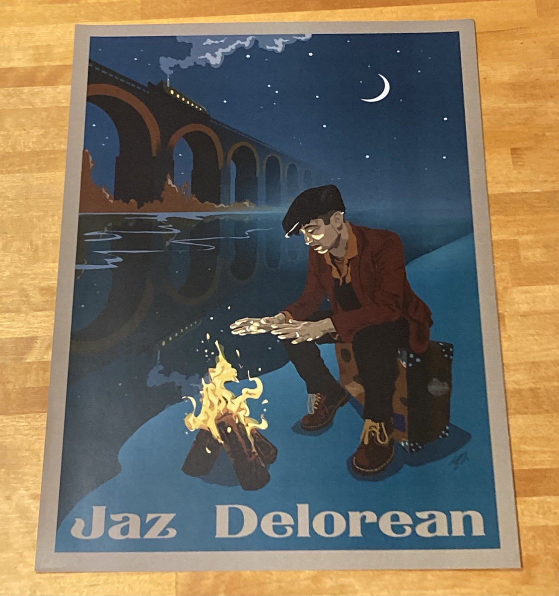 Jaz Delorean Fireside Poster | Jaz Delorean