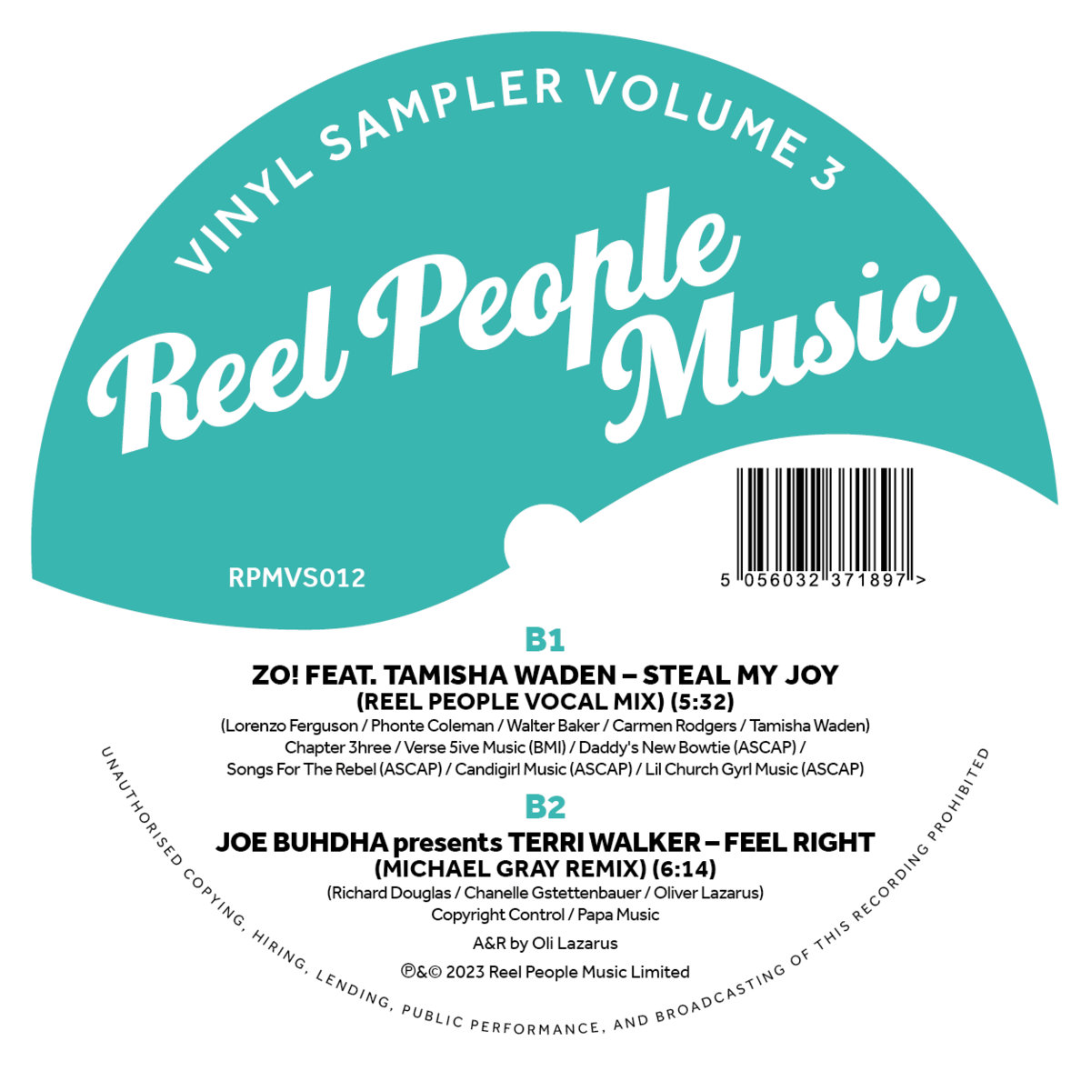 Reel People Music Sampler Volume 3 | Various Artists | Reel People Music
