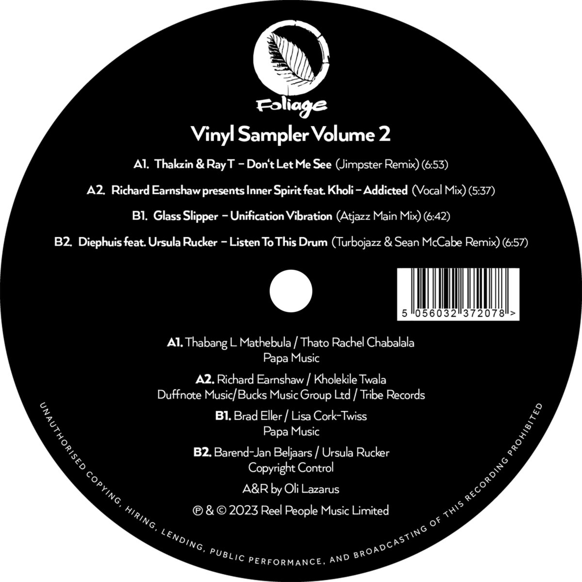 Foliage Records Sampler Volume 2 | Various Artists | Foliage Records
