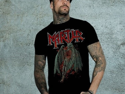 MARTYR Bat design T-shirt "Planet Metalhead" | MARTYR