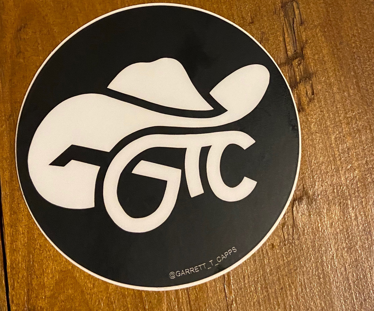 GARRETT T. CAPPS MATTE VINYL LOGO STICKER | GARRETT T. CAPPS