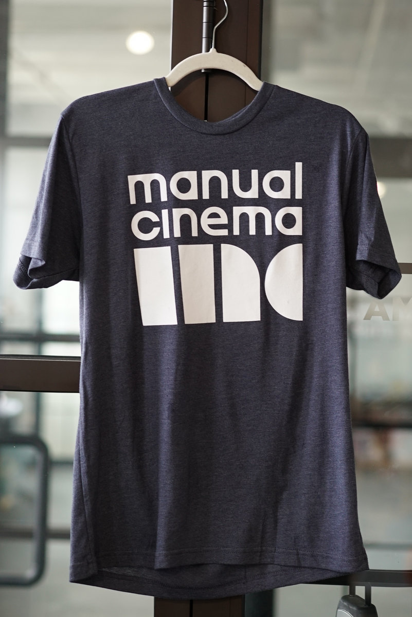 Manual Cinema T-shirt *New Logo*, Grayish Blue | Manual Cinema