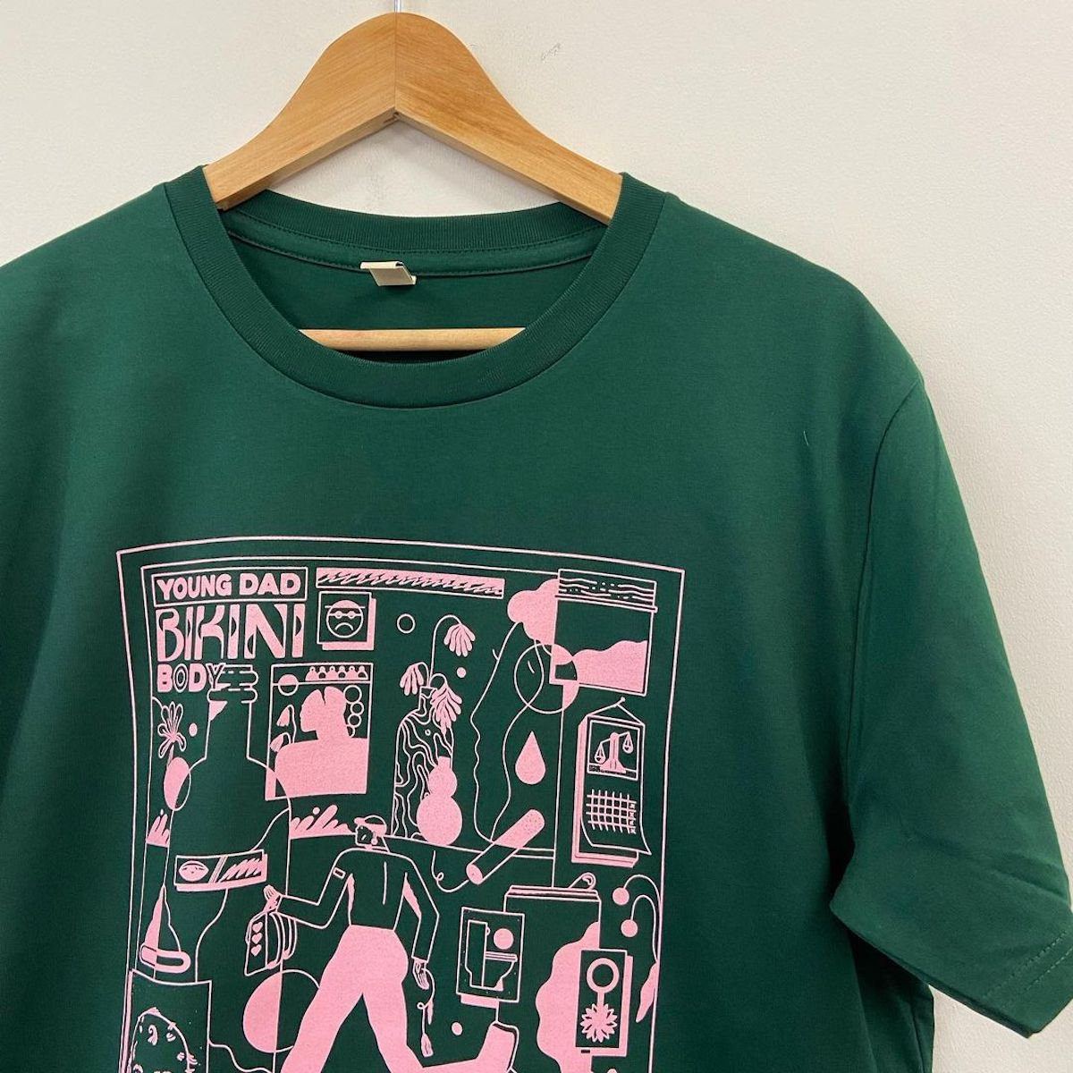 Young Dad Shirt (Green) | Bikini Body