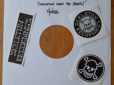 Skeleton Records Signed Limited Vinyl/Sticker Bundle | Vinyl Fanatiks