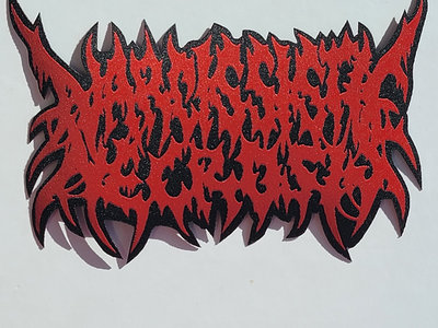 Woven Patch (Logo in 'Blood Red' ) | Narcissistic Necrosis