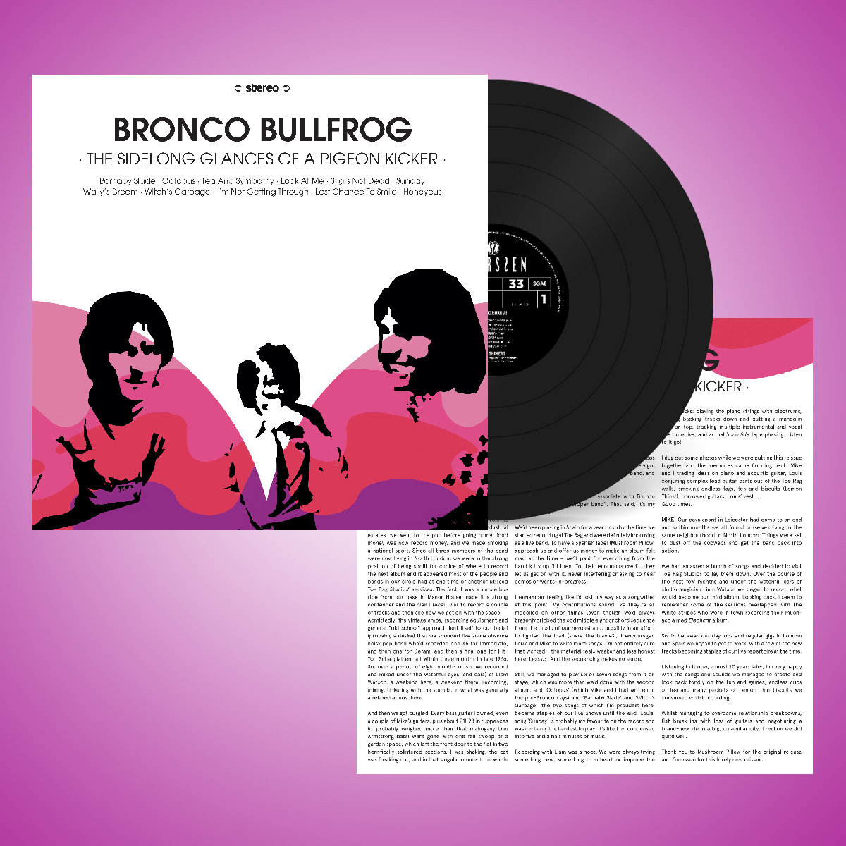 BRONCO BULLFROG - "The Sidelong Glances of A Pigeon Kicker" LP | Bronco ...