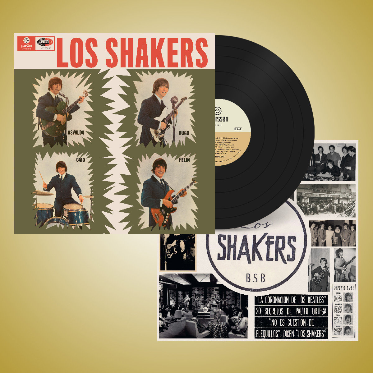 LOS SHAKERS - "Los Shakers" LP | Guerssen Records