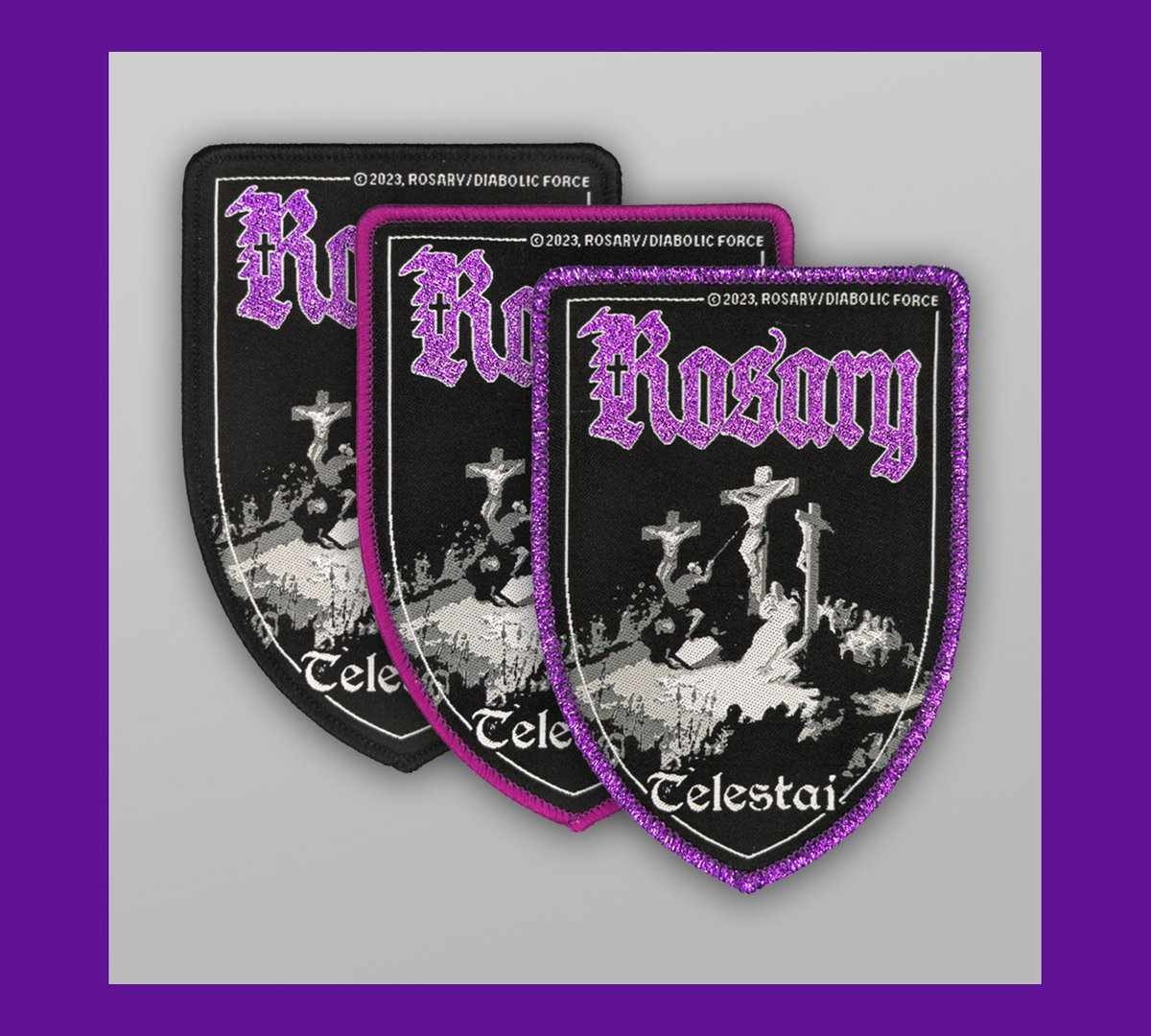 ROSARY TELESTAI WOVEN PATCH BY DIABOLIC FORCE 2023 | Rosary
