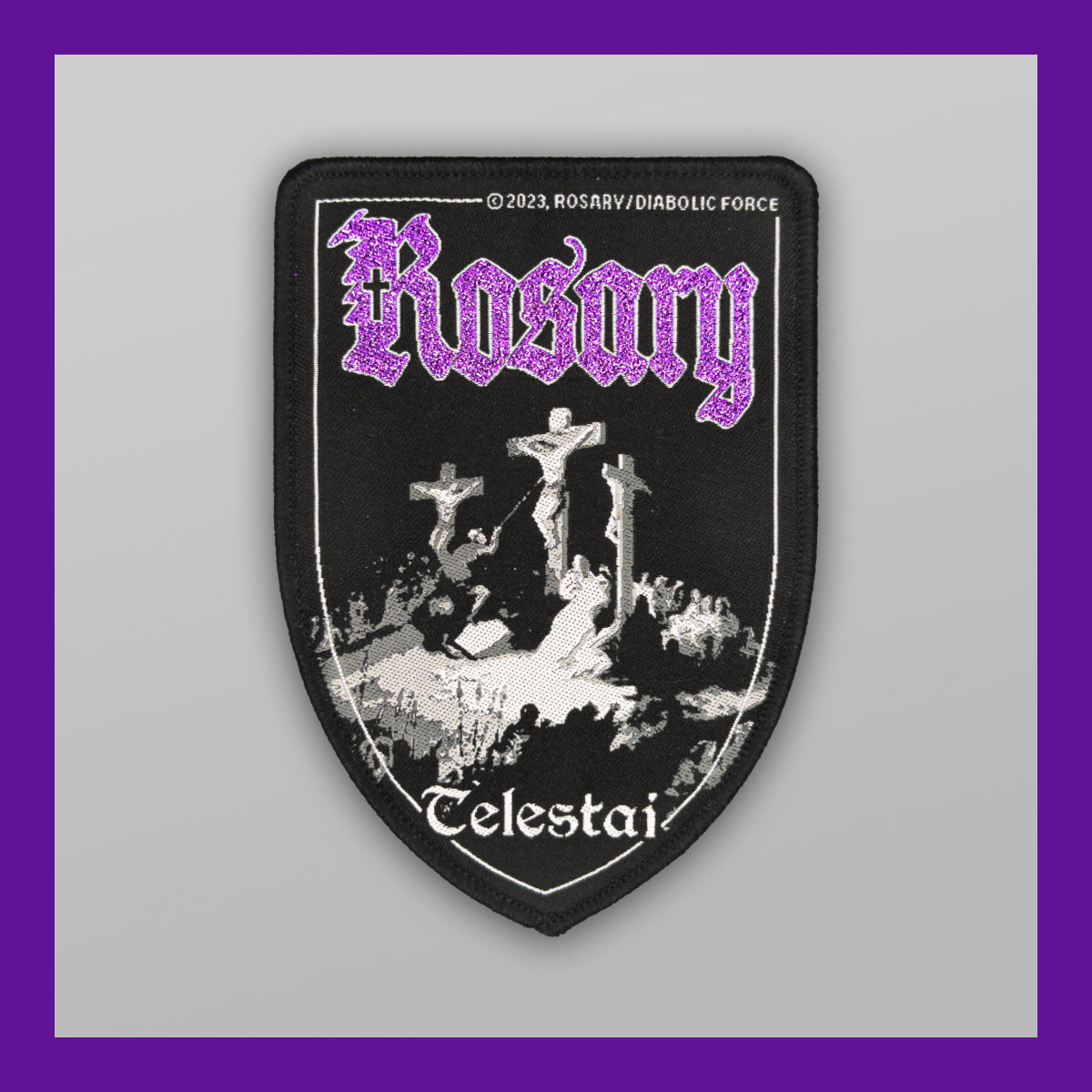 ROSARY TELESTAI WOVEN PATCH BY DIABOLIC FORCE 2023 | Rosary