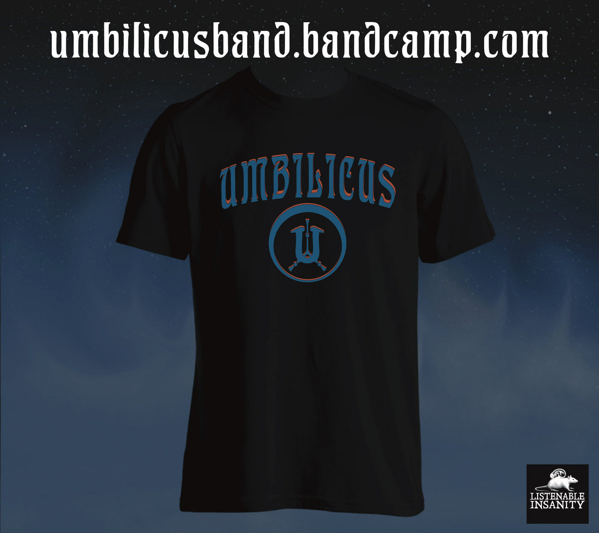 Blue orange Logo Shirt Umbilicus Blue orange Logo Shirt Umbilicus
