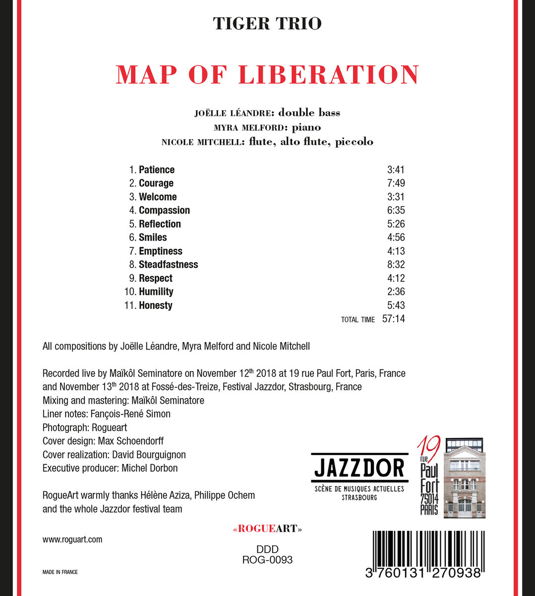 MAP OF LIBERATION | TIGER TRIO (Myra Melford, Joëlle Léandre, Nicole ...