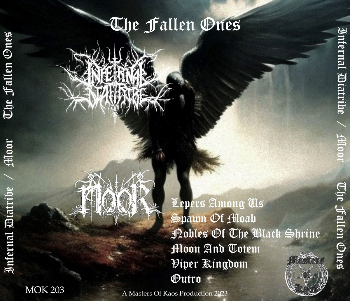 INFERNAL DIATRIBE (INDIA) / MOOR (NORWAY) - THE FALLEN ONES SPLIT ...