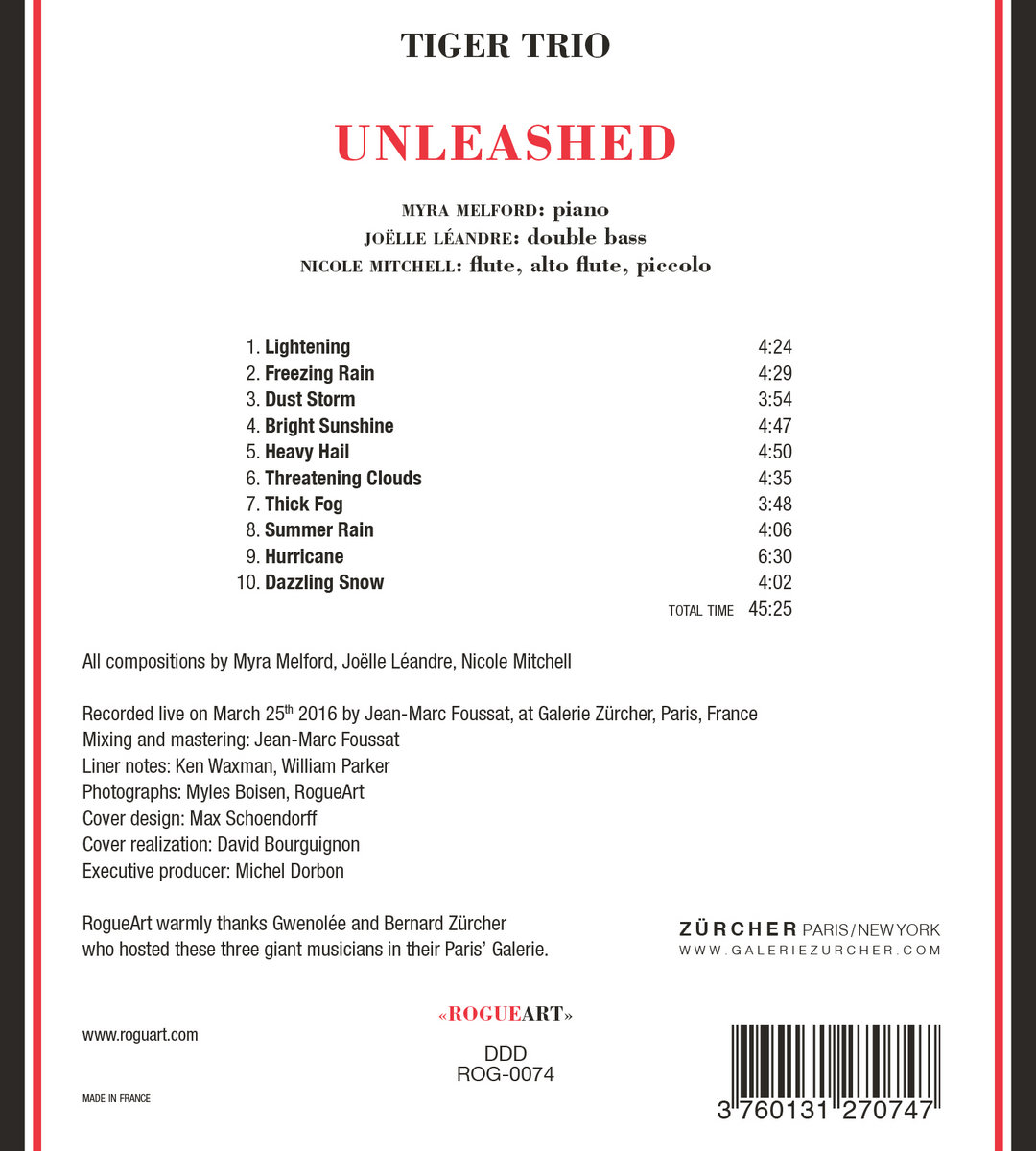 UNLEASHED | TIGER TRIO (Nicole Mitchell, Myra Melford, Joëlle Léandre ...