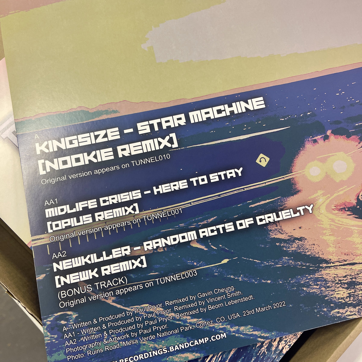 Kingsize - Star Machine (Nookie Remix) 12" White Vinyl (SIGNED) | Nookie