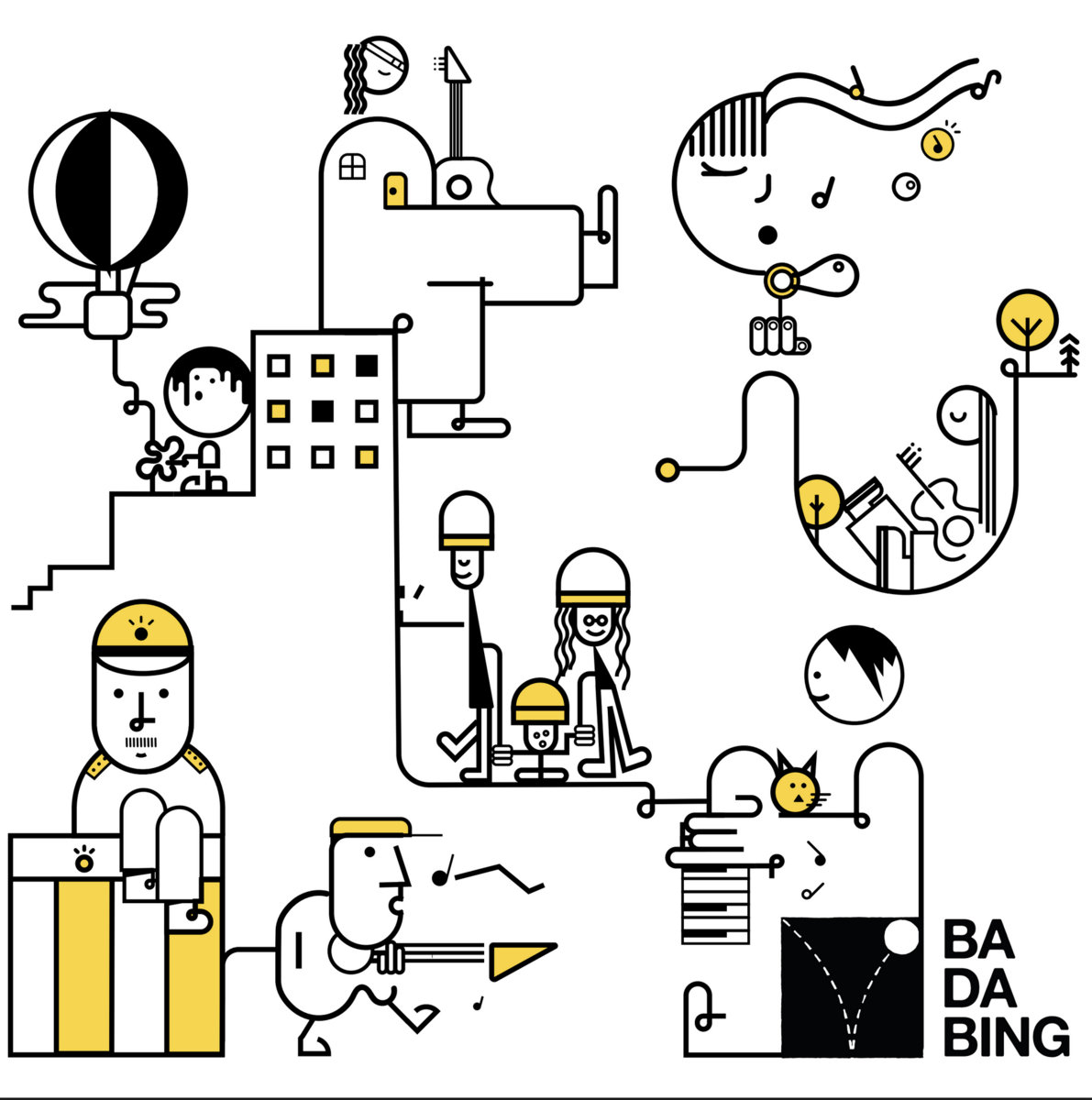 Girls Skinny Tee & Baby Ba Da Bing T-Shirt | Ba Da Bing Records