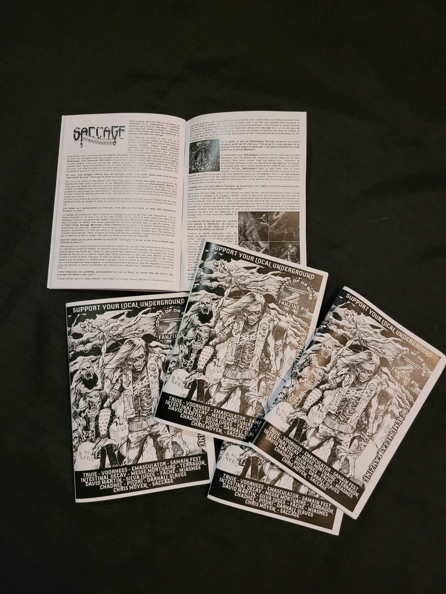 MAGAZINE Crypt of Dr. Gore w/ Saccage interview (30 pages) | Saccage