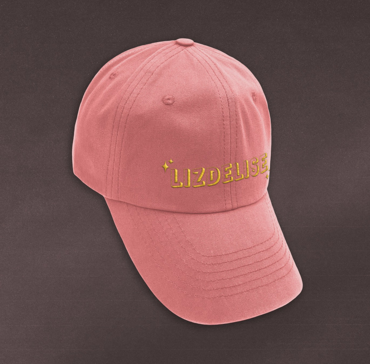 Coral Sparkle Cap | Lizdelise