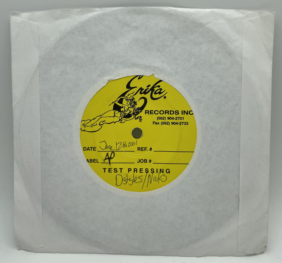 Hookt on phonics 7" vinyl Test Press | D-STYLES