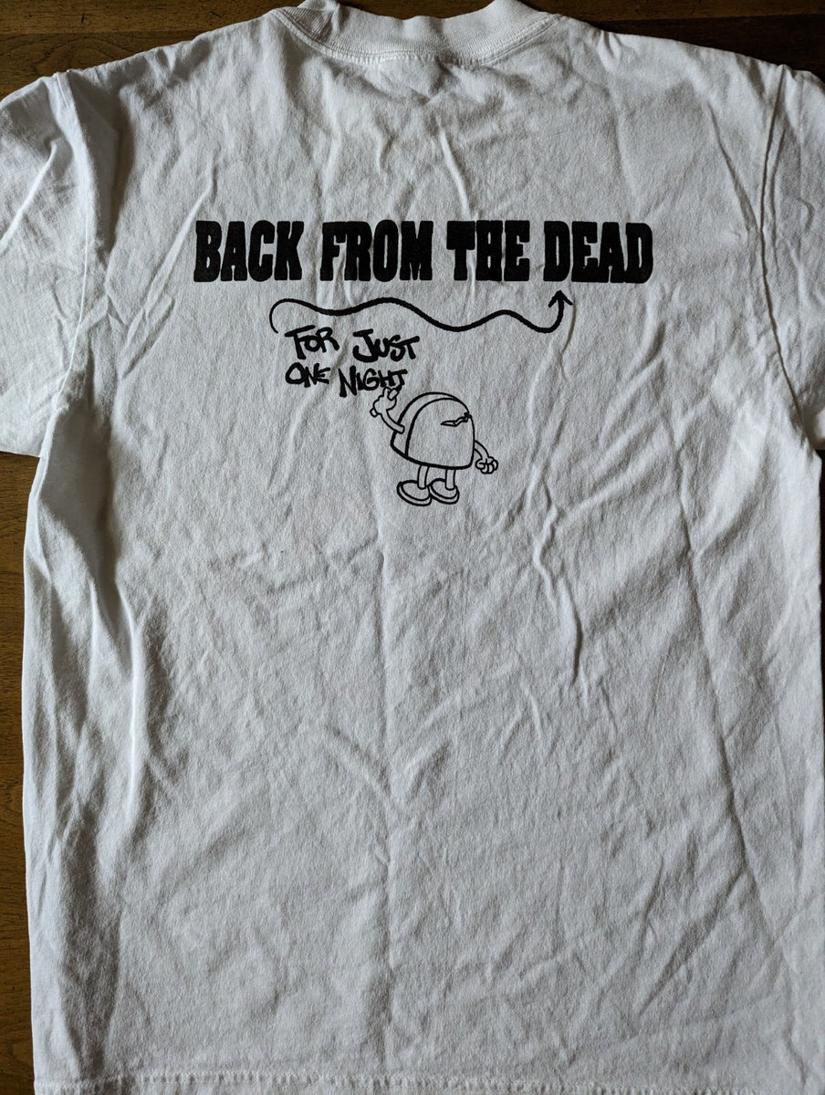White 'Back from the Dead' Tee | Kayak Jones