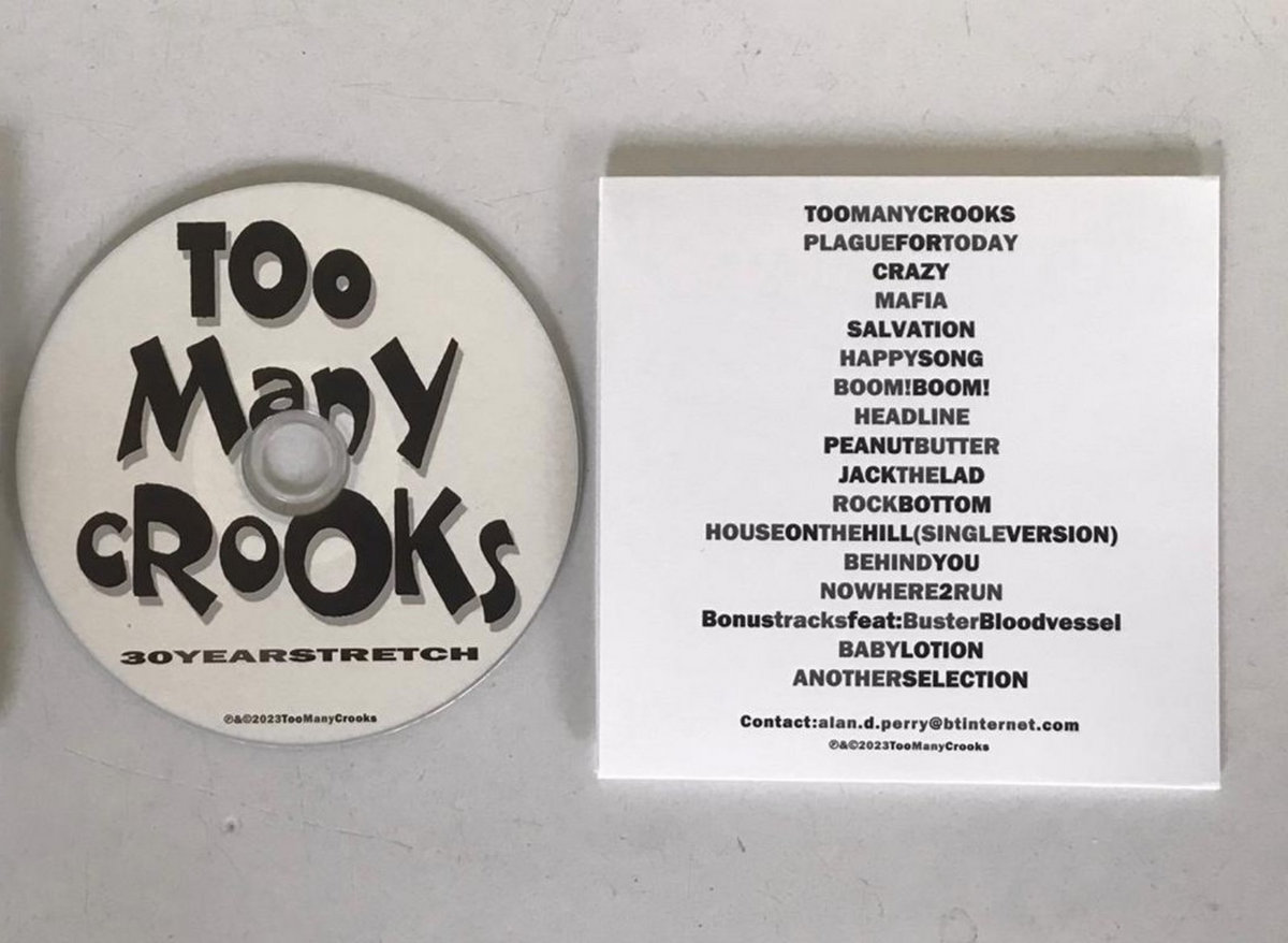 Too Many Crooks - 30 Year Stretch - Compilation CD | Too Many Crooks