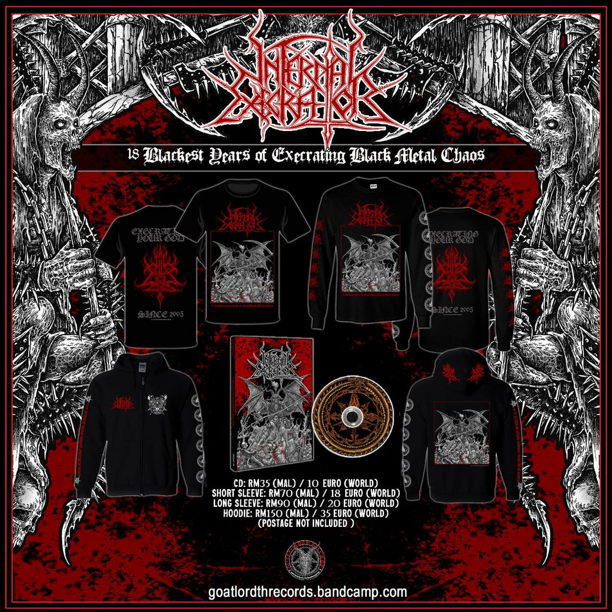 GOAT-75 : INFERNAL EXECRATOR - 18 Blackest Years of Execrating Black ...