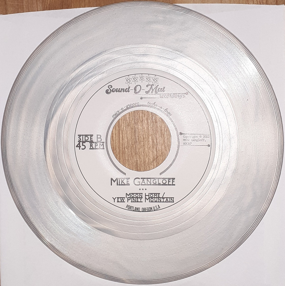 Liam Grant / Mike Gangloff - Rye / Moon Home 7" | Liam Grant / Mike ...