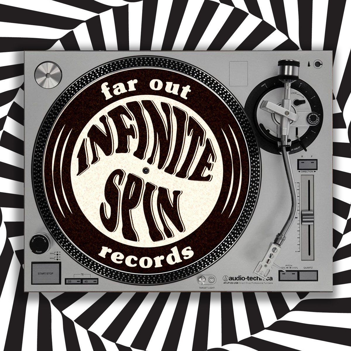 Infinite Spin Records Slipmat | Infinite Spin Records