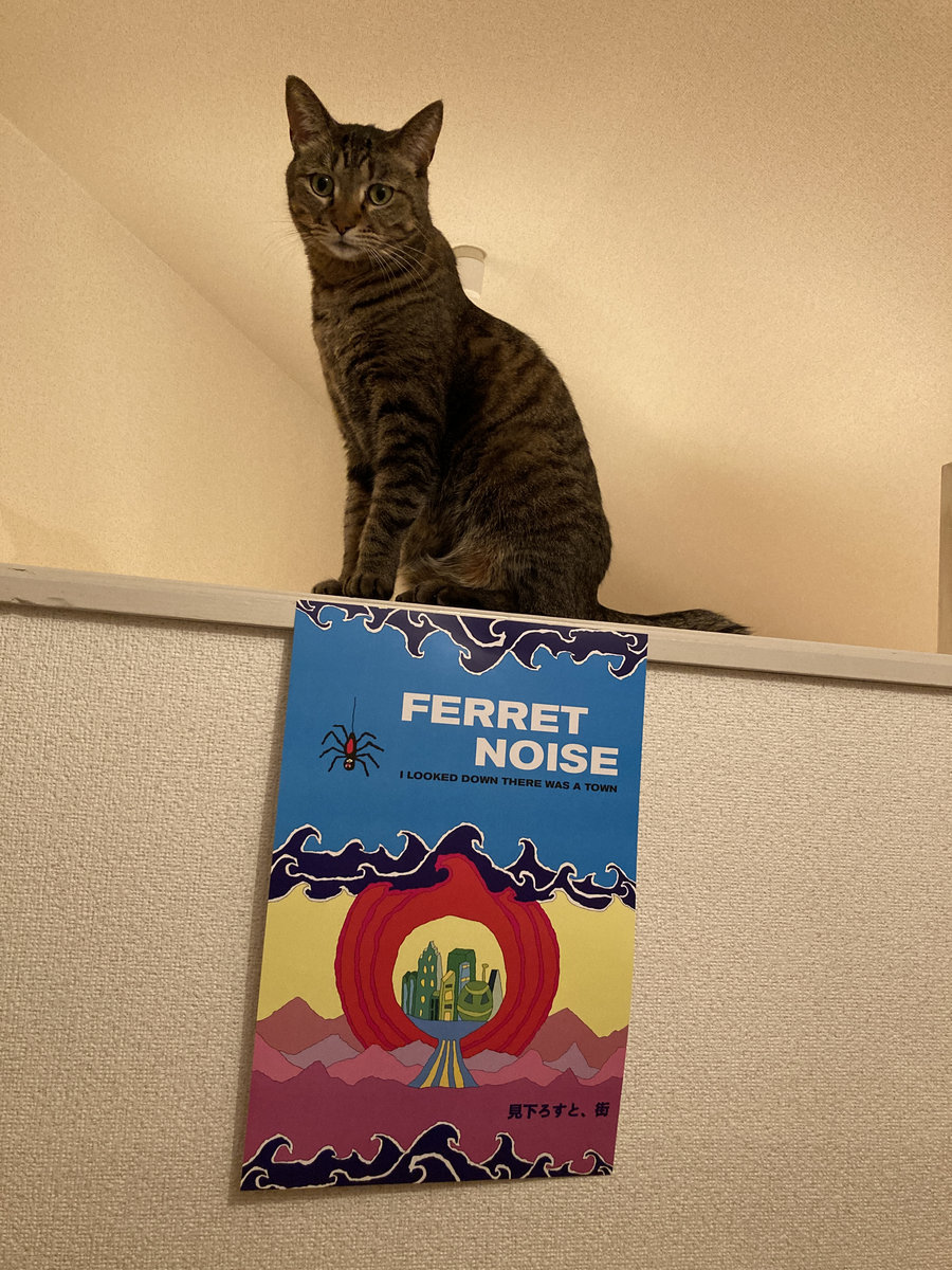 "I looked down, there was a town " poster without download code ...