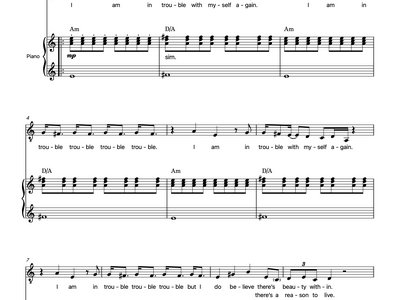Disembodied Mind Sheet Music PDF (Piano/Vocal/Chords) | Sparkbird