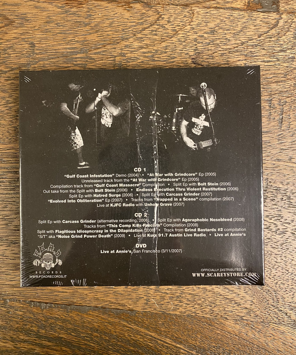 Insect Warfare “entomological siege 2004/2009” dbl cd/dvd | RFL RECORDS