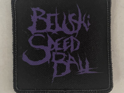 Belushi Speed Ball Logo black 2.5” patch | Belushi Speed Ball