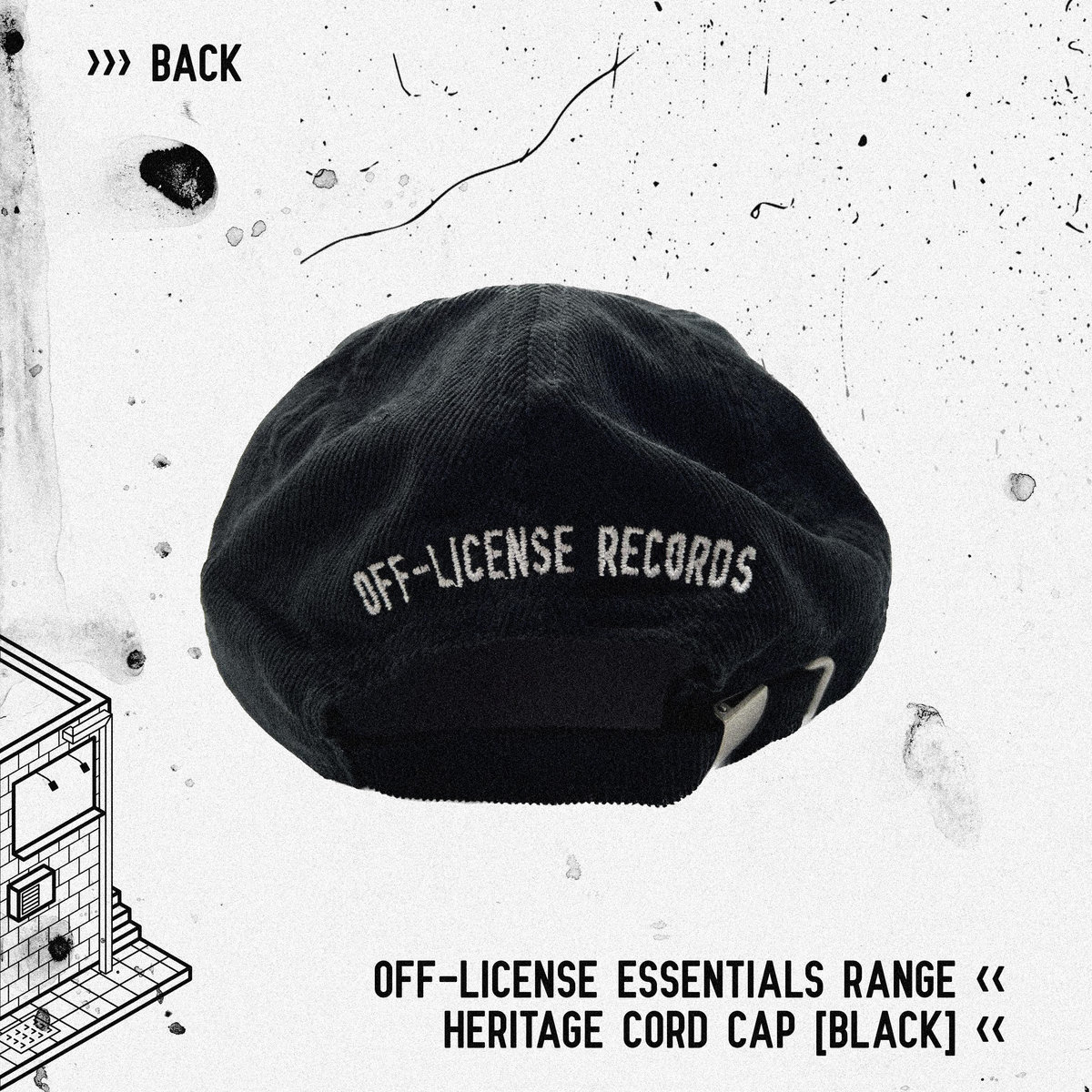 Off-License Essentials Range: Cord Cap [BLACK] | Off-License
